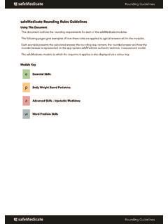 Rounding Rules SafeMedicate Rounding Rules Safemedicate Pdf PDF PRO