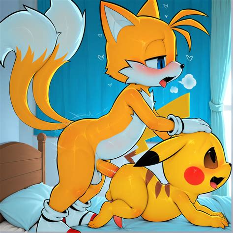 Post 6622384 Ai Generated Crossover Pikachu Porkyman Sonicthe