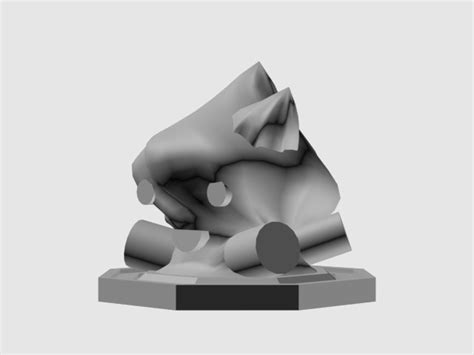 Free 3d File Fire Elemental Token 🔥・3d Printing Design To Download・cults
