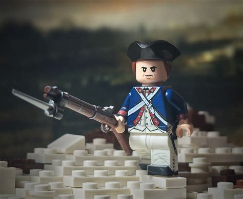 American Revolutionary War Soldier V2 With Perfect Caliber™ Brickarms