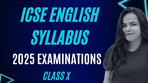 Icse 2025 Literature Syllabus Cxc