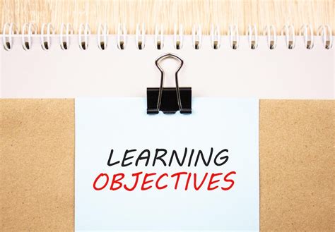 Learning Objectives Clipart