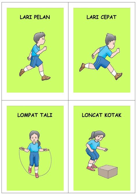 Media Pembelajaran Dan Teknologi Informasi Penjas Contoh Media Visual Kartu