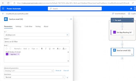 Opening Powerapps App Gallery From Email Dependent Upon Id