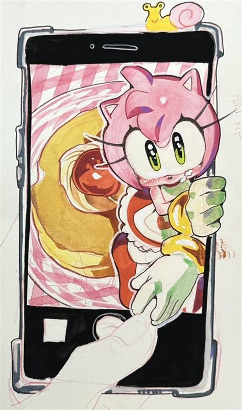 꼬들나물 Kosherea On X Rosé Fanart Sonic Fan Art Hedgehog Art