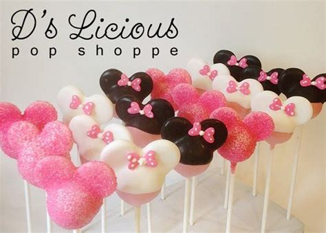 Minnie Mouse Birthday Cake Pops Mini Mouse Cake Pops Ideas Minnie Mouse Themed Cake Pops