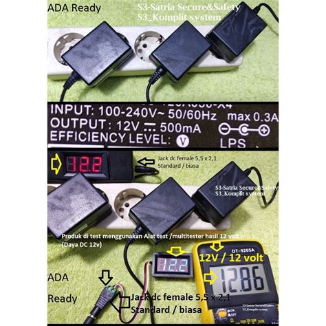 Jual Adaptor 12 Volt Switching Adapter 12v 500ma 12 Vol 0 5a Power Supply 12volt 0 5 A 500 Ma