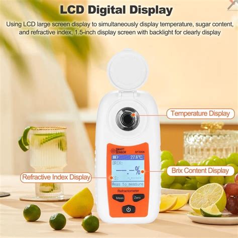 Jual Smart Sensor St335a Lcd Digital Refractometer Portable Jual Smart Sensor St335a Lcd Digital Refractometer Portable