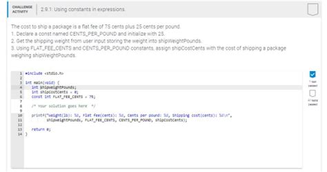 ave29 1 using constants in expressions activity the cost to ship a