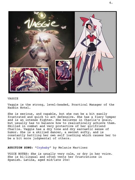 Hazbin Hotel Vaggie Vaggi Vaggie From Hazbin Hotel Vaggie