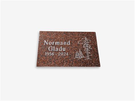 Customizable Flat Granite Marker 2024 068