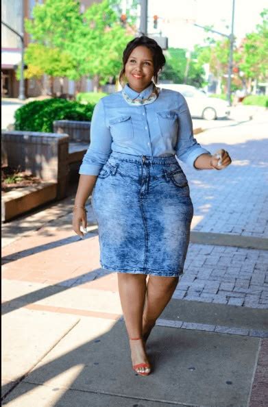 18 Best Denim Skirts Outfit Ideas For Plus Size Women Мода для