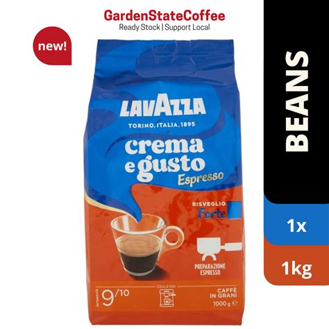 1kg Lavazza Crema E Gusto Espresso Forte Whole Coffee Beans Dark