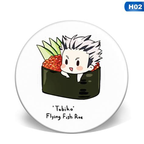 Cys เข็มกลัดรูปการ์ตูนอนิเมะ Haikyuu Sushi Character Chengyusiw1 Th Thaipick
