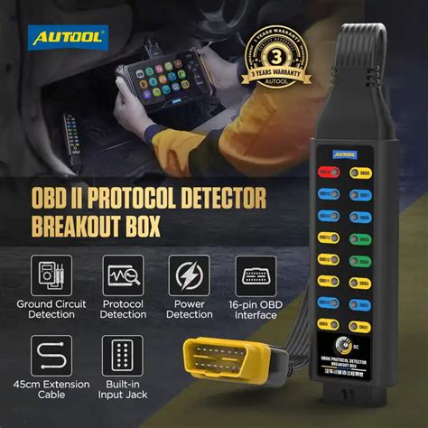 Autool Mmt580 Obd Ii Protocol Detector Universal Car Diagnostics