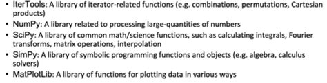 Data And Scientific Libraries Flashcards Quizlet