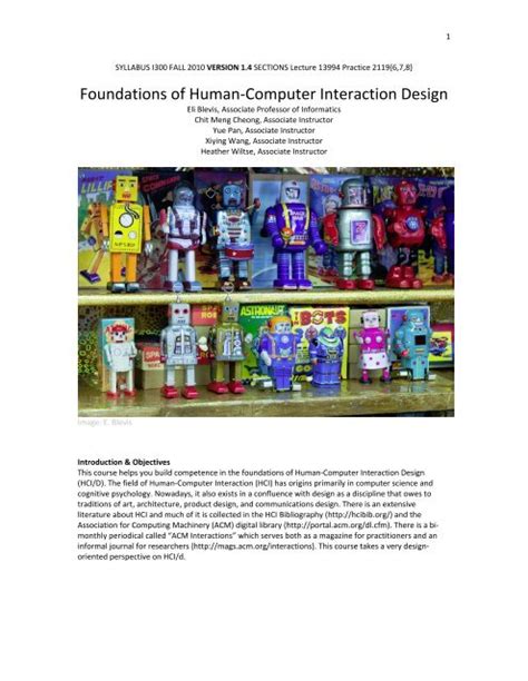 Foundations Of Human Computer Interaction Design Eli Blevis