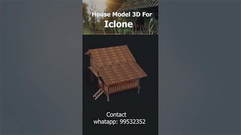 House Model 3d For Iclone Youtube