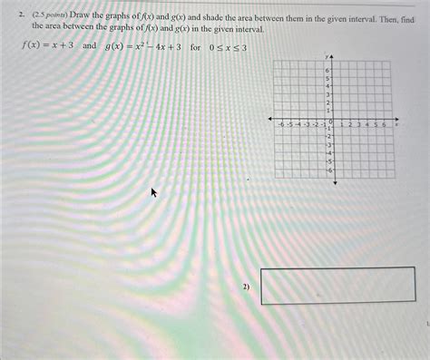 Solved (2.5 ﻿points) ﻿Draw the graphs of f(x) ﻿and g(x) ﻿and | Chegg.com
