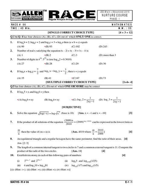 06 Race Pdf Area Euclidean Plane Geometry