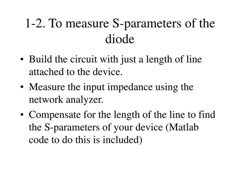 Ppt Diode Detector Simulation Design And Measurement Powerpoint