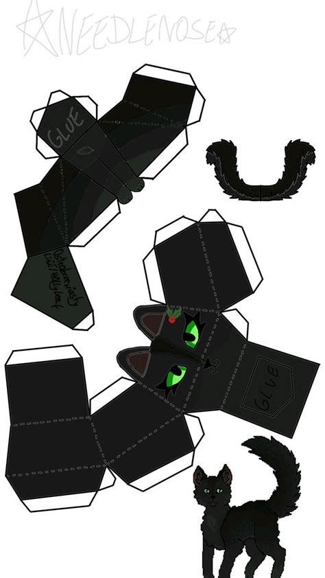 Hollyleaf Papercraft Warrior Cats Warrior Cat Paper Crafts