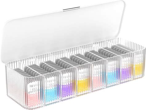 Moko Cosmetic Contact Lens Storage Organizer Cases With Compartment