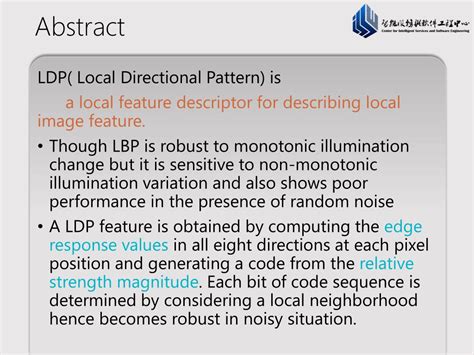 ppt ldp local directional pattern and ldn local directional number pattern powerpoint