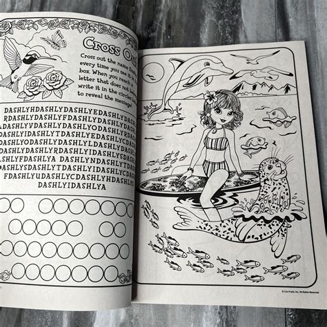 Lisa Frank Mermaid Coloring Pages
