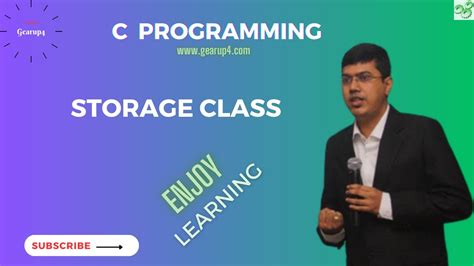 Storage Class In C Programming Youtube