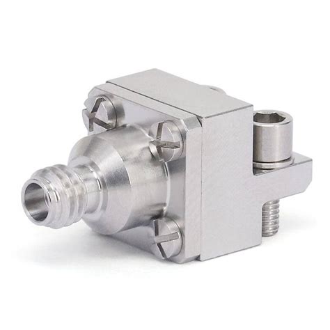 10mm Solderless End Launch Female Rf Connectors Dc110ghz 0127mm