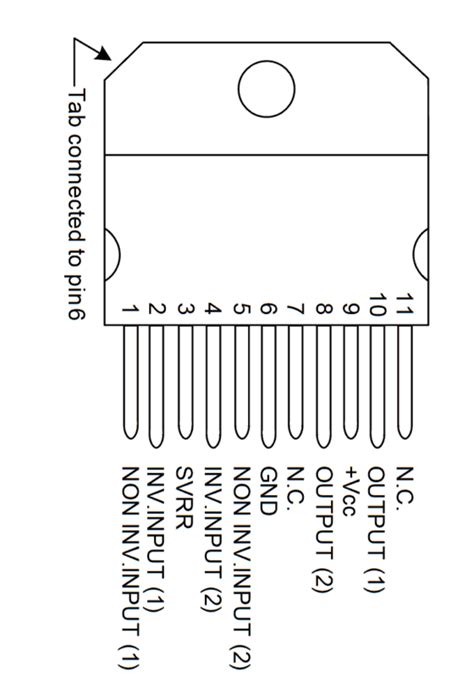 TDA Amplifier Circuit Diagram Bridge Xtronic