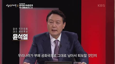 정치권에 들어온 지 불과 8개월여 만의 초고속 권력의 정점에 서다 Kbs 250306 방송 네이버 Tv