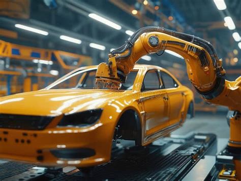 Automated Assembly Line Builds Vehicle With Precision Robotics In