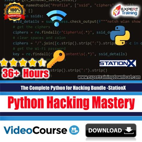 The Complete Python For Hacking Bundle Stationx Expert Training