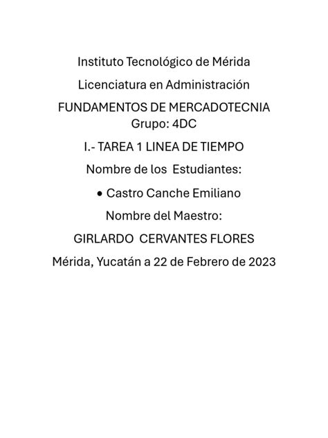 U1t1 Emiliano Castro Canche Pdf Marketing Publicidad