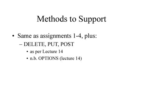 Web Server Design Assignment 5 Unsafe Methods And Cgi Ppt Download