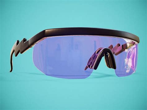 3d Flashy Glasses Model Flippednormals
