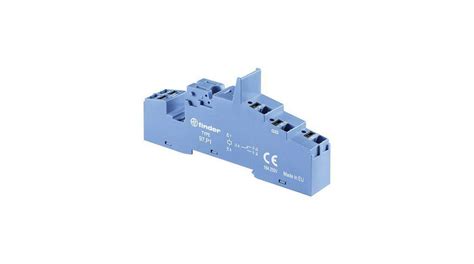 97p1spa Finder 97 5 Pin 250v Ac Din Rail Relay Socket For Use With