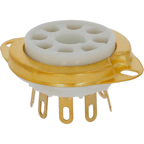 Tube Socket Octal Mpc 8 Gold 8 Pin Octal Sockets Sockets Tubes Interconnects