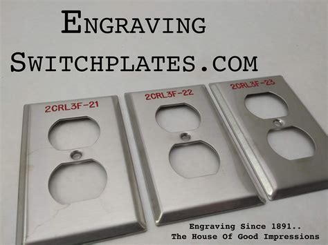 The Different Engraving Techniques For Switch Plate Covers Engraved