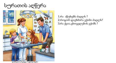 სურათის აღწერა კითხვების განმავითარებელი აქტივობები