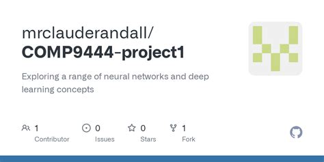 github mrclauderandall comp9444 project1 exploring a range of neural