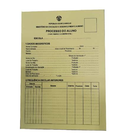 Processo De Aluno Accufina Mocambique