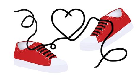 Premium Vector Shoes And Lines