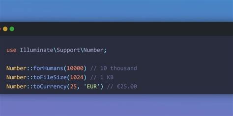 upcoming laravel number utility class r laravel