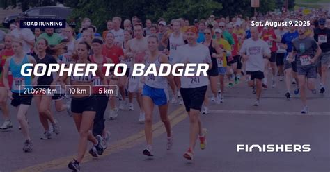 🏃 Gopher To Badger 2025 All The Information About The Race And Registration Process Finishers