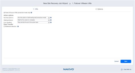 Failover Vmware Vms Action