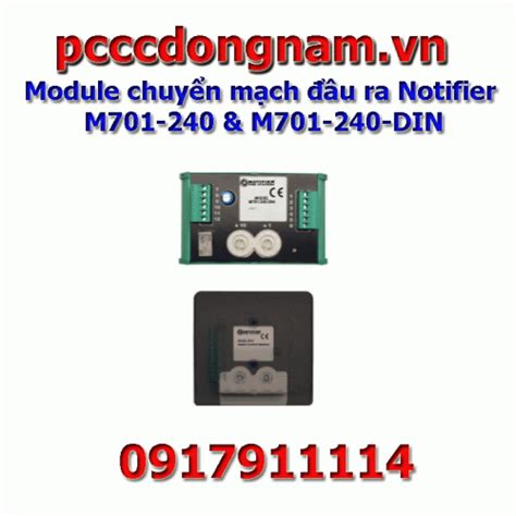 Notifier Output Switching Module M701 240 And M701 240 Din