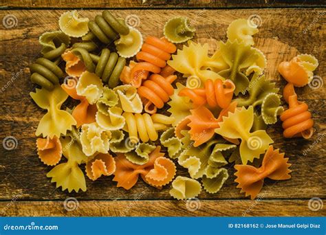Different Types Of Colored Pasta Stock Photo Image Of Cooking Pepper 82168162